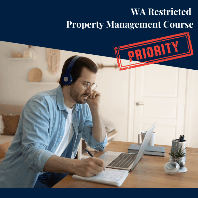 WA Restricted Property Management Registration (Priority)